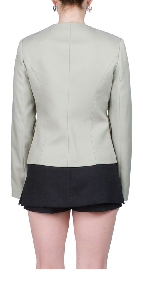 Sandy Liang Agnes Jacket Sage | Maison Rogue