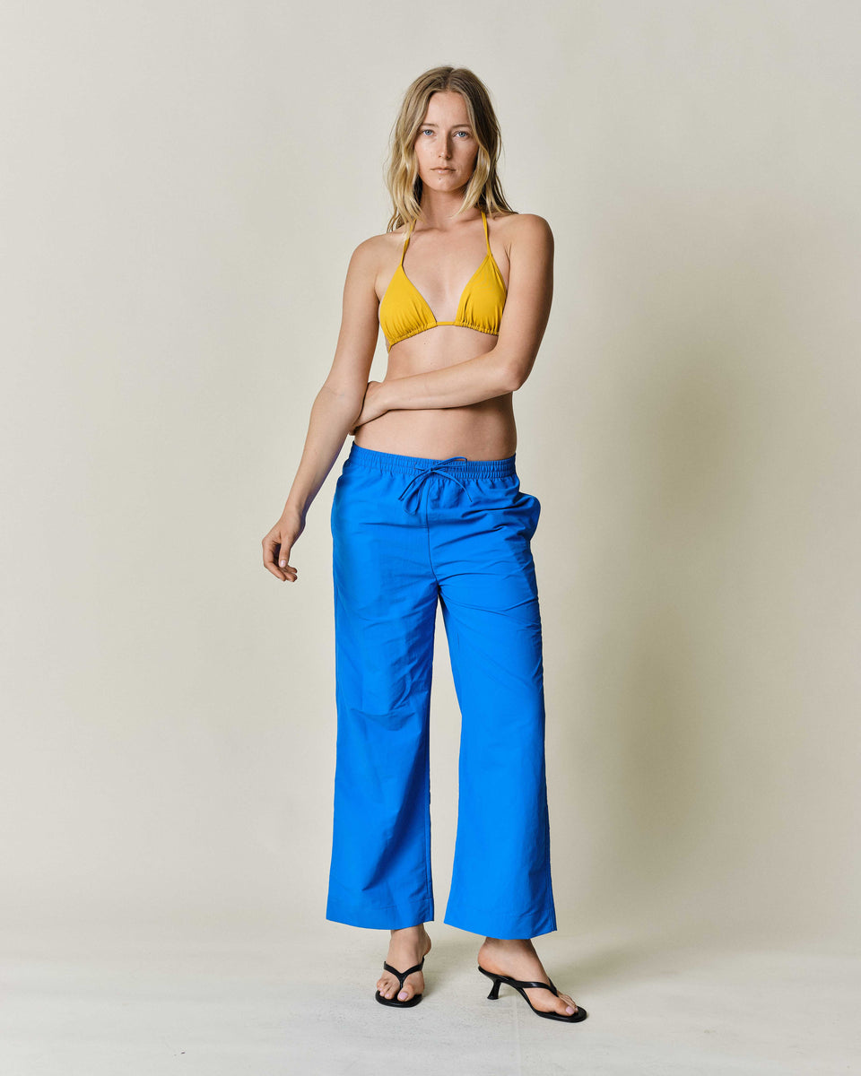 CLAUDENT Drawstring Pant Azure | Maison Rogue