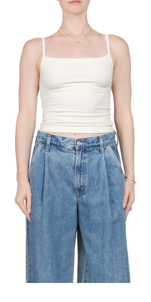 ETERNE Soft Jersey '90s Tank Cream | Maison Rogue