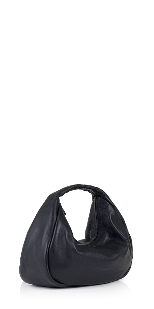 St. Agni Soft Bon Bon Bag Black Leather | Maison Rogue