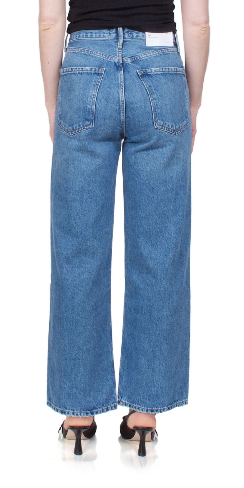 AGOLDE Ren High Rise Wide Leg Jean Shrine | Maison Rogue