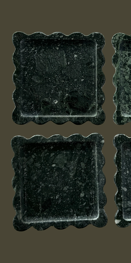 ANASTASIO HOME Box Coaster Set in Emerald | Maison Rogue