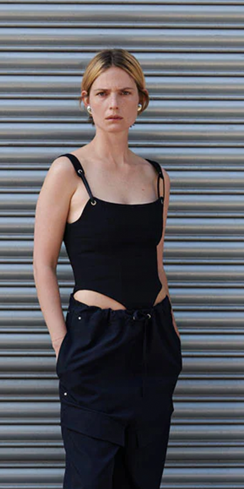 Paris Georgia Lottie Bodice Black | Maison Rogue