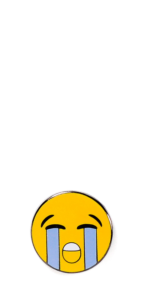 Pintrill | Crying Face pin | Maison Rogue